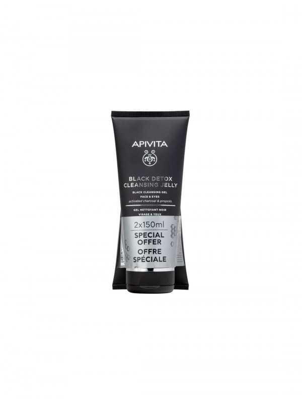 APIVITA PACK GEL LIMPIADOR NEGRO ROSTRO Y OJOS